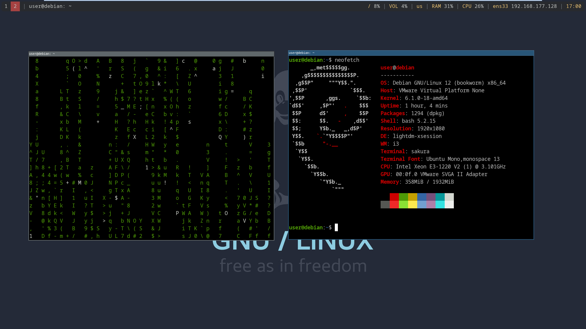 Debian i3wm Remix Distro